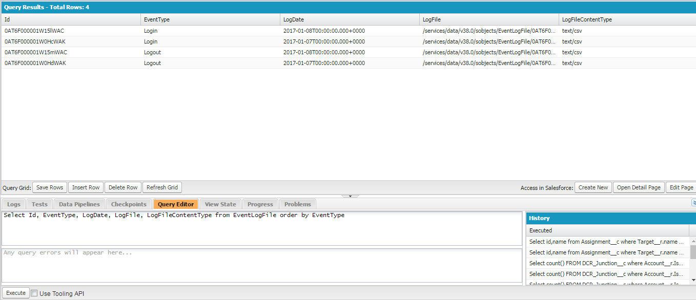 Salesforce Event Log files - Phaneendra Arigachetta