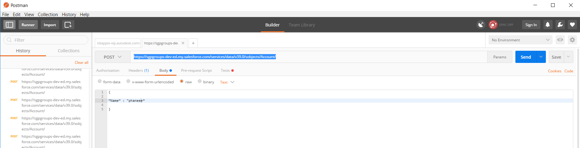 Inserting Records in Account or (any other sObject) Through Postman in salesforce - Phaneendra ...