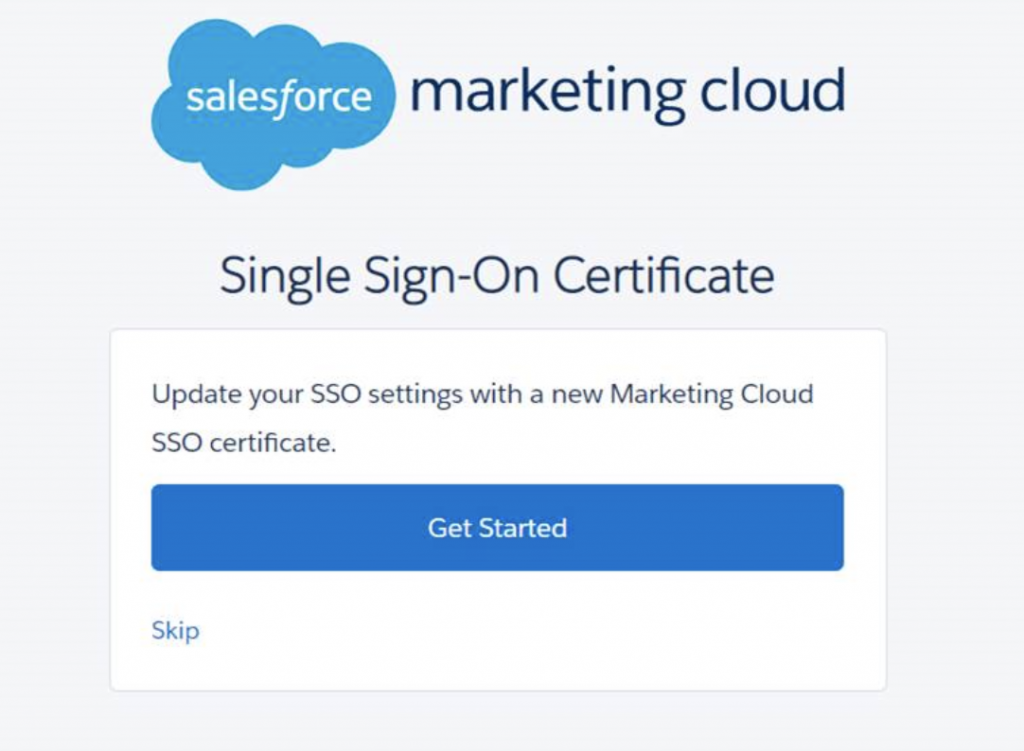 Salesforce Marketing Cloud SSO implementation and the troubleshooting ...