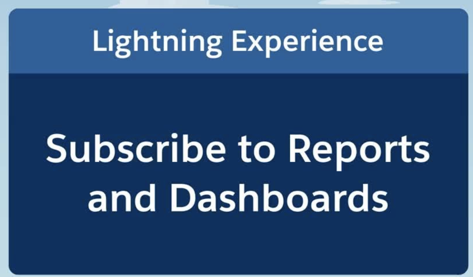 #Spring23 - Subscribe to More Reports and Dashboards - Phaneendra ...